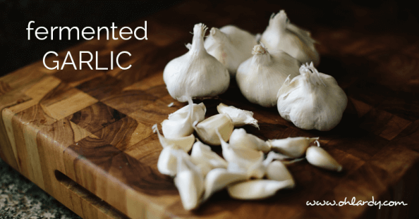 fermented garlic