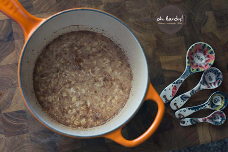 Soaked Oatmeal Breakfast - Oh Lardy