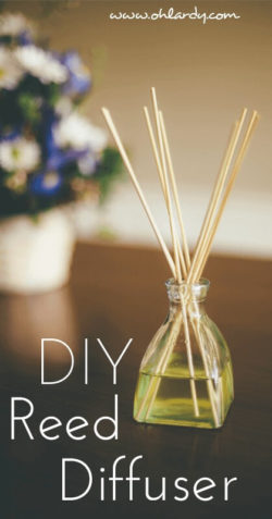 DIY Reed Diffuser - Oh Lardy