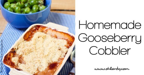 Gooseberry Cobbler - A Once in a Summer Dessert