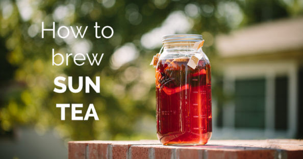 Sun Tea Recipe - Oh Lardy